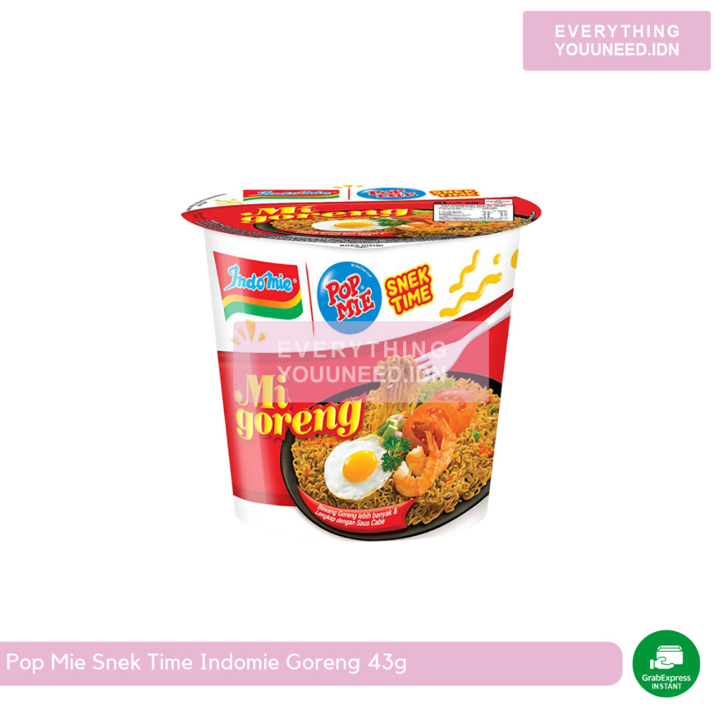 Jual Pop Mie Snek Time Indomie Goreng 43g | Shopee Indonesia