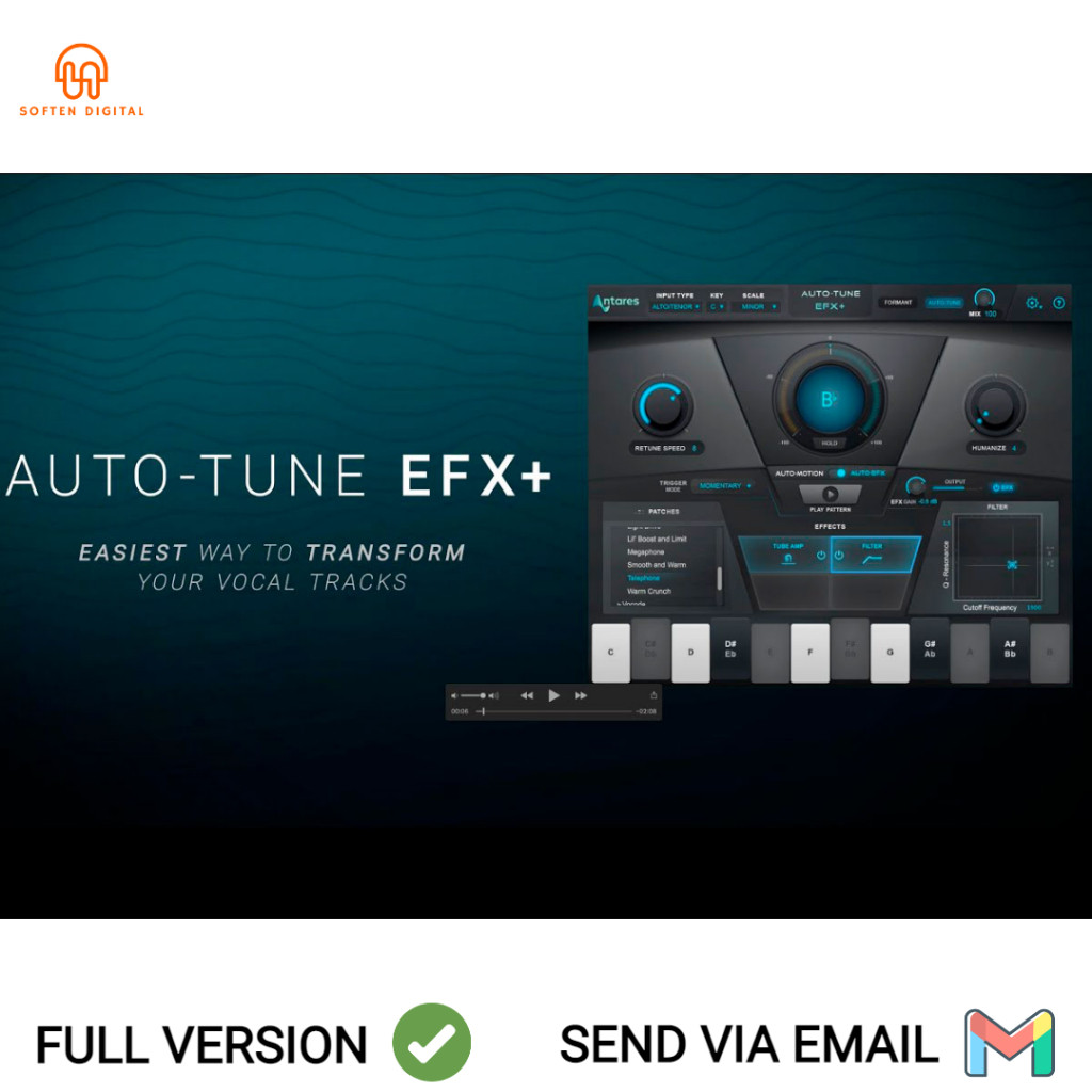 Jual Antares Auto-Tune EFX+ - vst plugin with the powerful EFX modular multi-effects rack ...