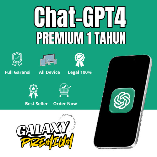 Jual ChatGPT+ Plus ChatGPT 4 Premium 1 Tahun Bergaransi Proses Cepat ...