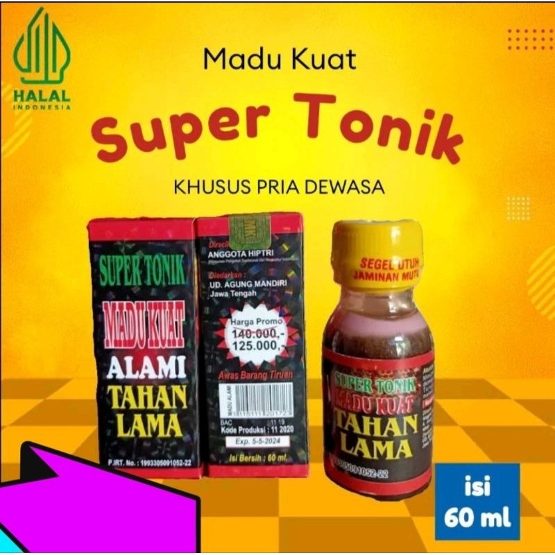 Jual HERBAJANTAN - MADU SUPER TONIK 60ML ORIGINAL | Shopee Indonesia