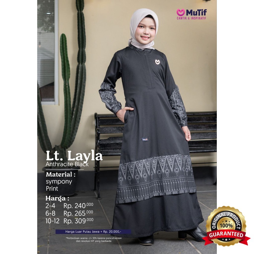 Jual SabilaMall - Gamis Little Mutif Layla (Sarimbit Layla) by Mutif ...