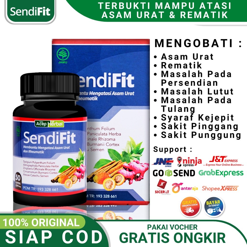 Jual SendiFit Original Obat Asam Urat dan Rematik atau Rheumatik ...