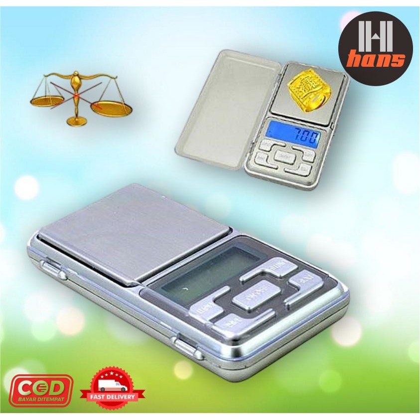 Jual Electronic Digital Pocket Scale Timbangan Neraca Mini Alat Timbang ...