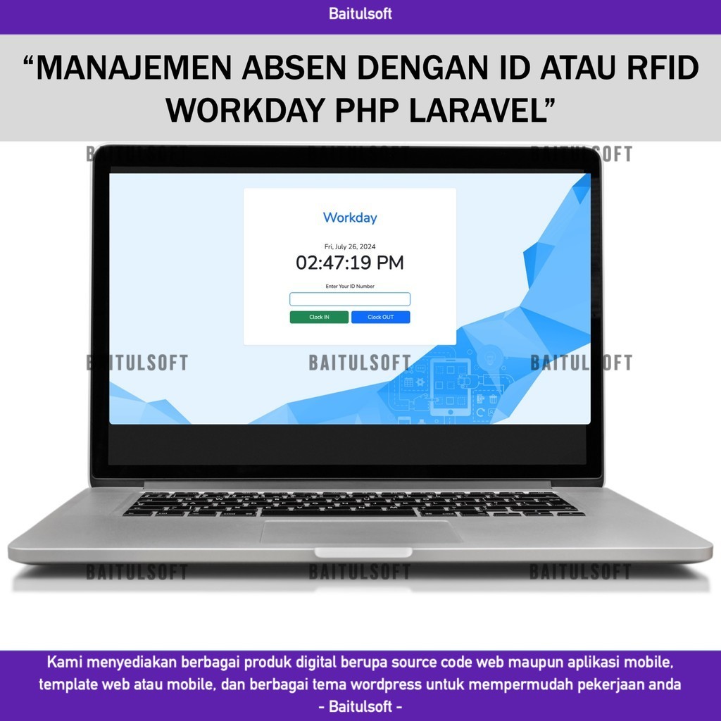 Jual SOURCE CODE APLIKASI WEB SISTEM INFORMASI MANAJEMEN ABSEN DENGAN ...