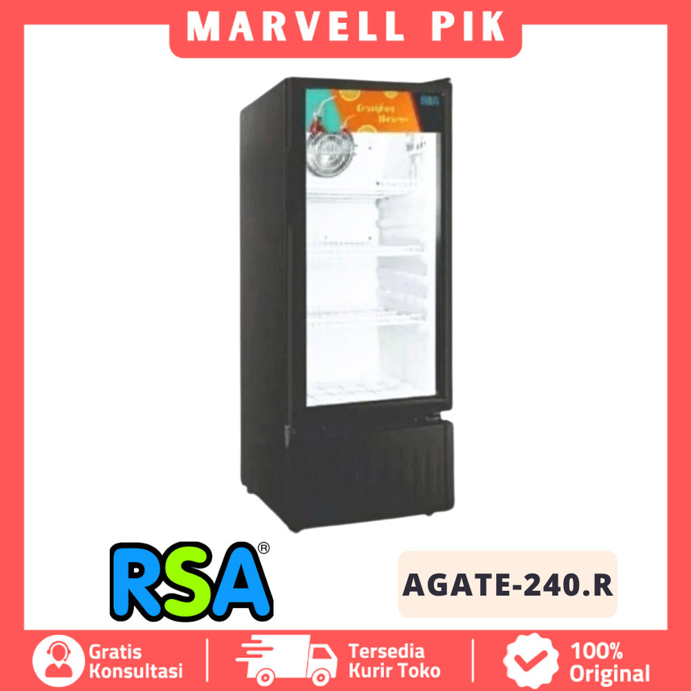 Jual Showcase Rsa Agate 240r r Agate 240r Kulkas Showcase Pendingin ...