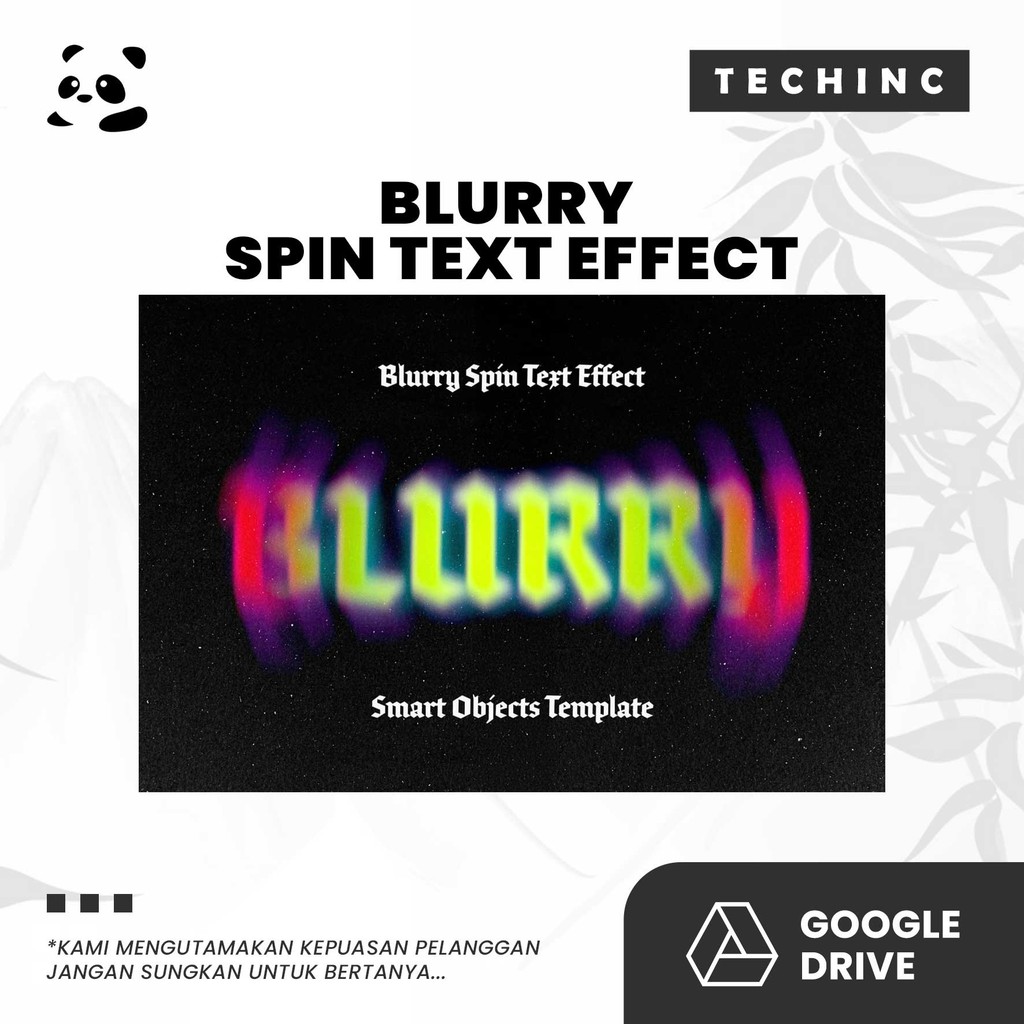 Jual BLURRY SPIN TEXT EFFECT | PHOTOSHOP | Shopee Indonesia