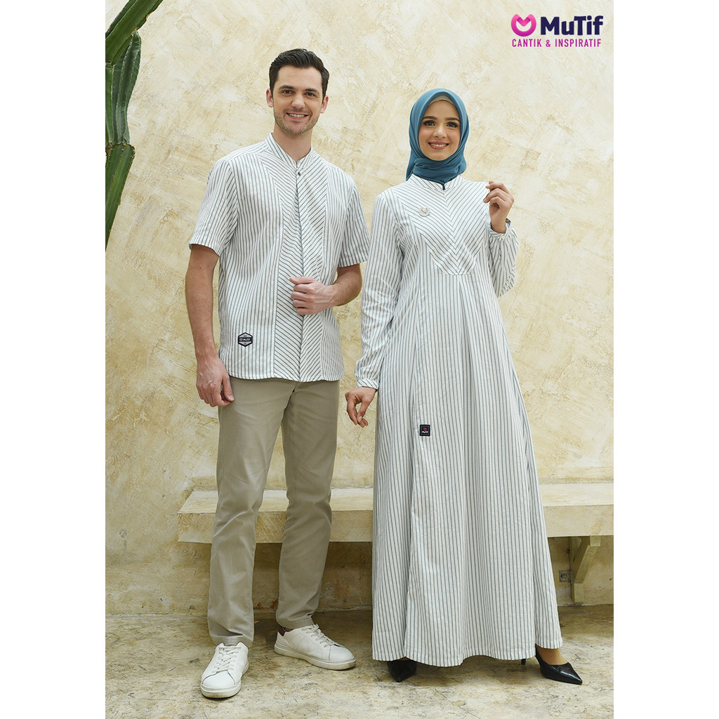 Jual MUTIF Couple Mutif Adam Hawa Blue | Shopee Indonesia