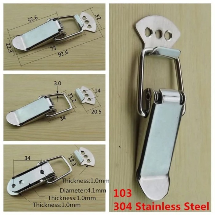 Jual Toggle Kancing Kunci Kait Kotak Box Clamp Latch Catch Buckle Lock ...