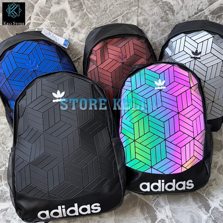 Jual KODE W99A Ransel Adidas Issey Miyake Reflective Backpack Reflektif ...