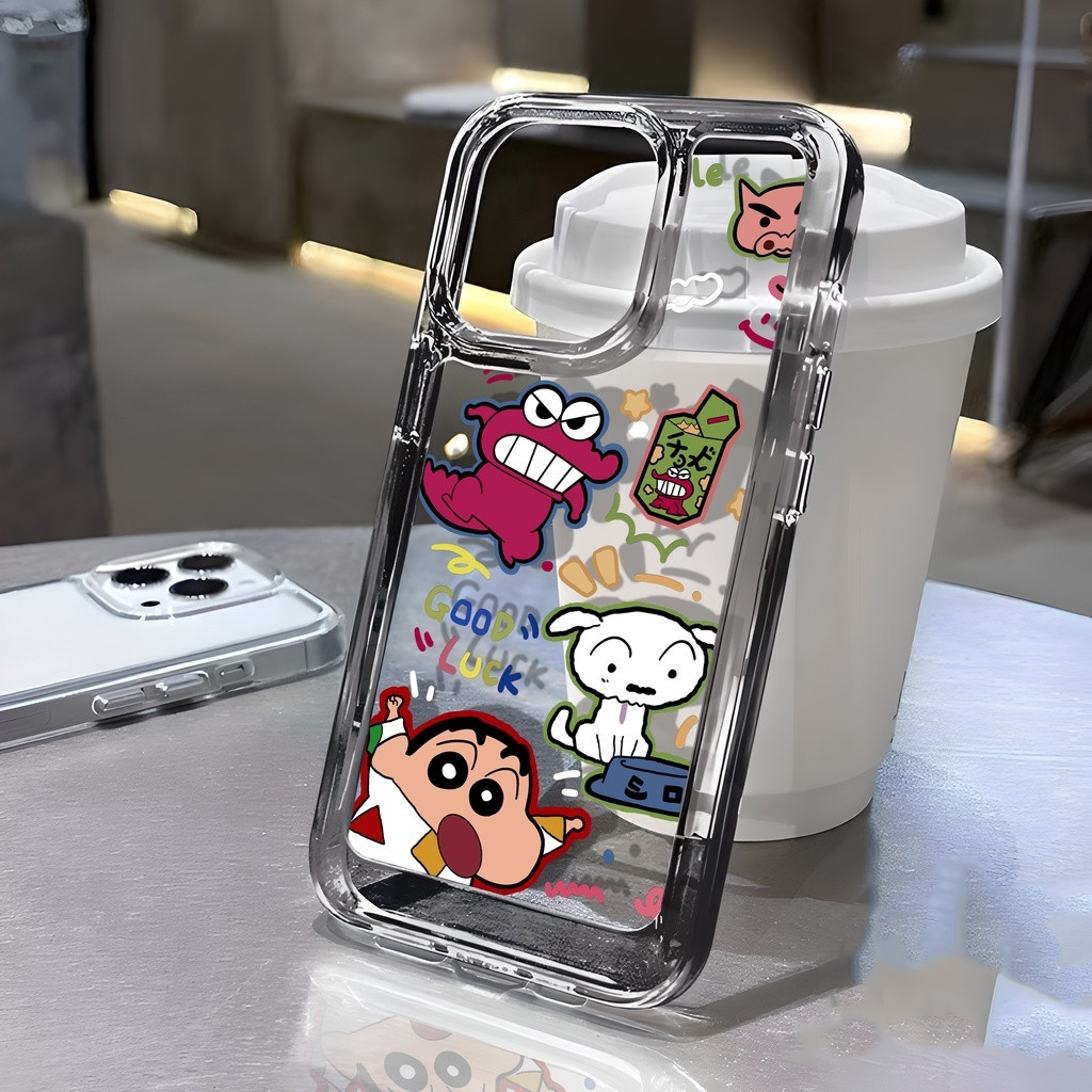 Jual Crayon Shin-chan transparan soft case hp INFINIX Hot 60 Pro Plus ...