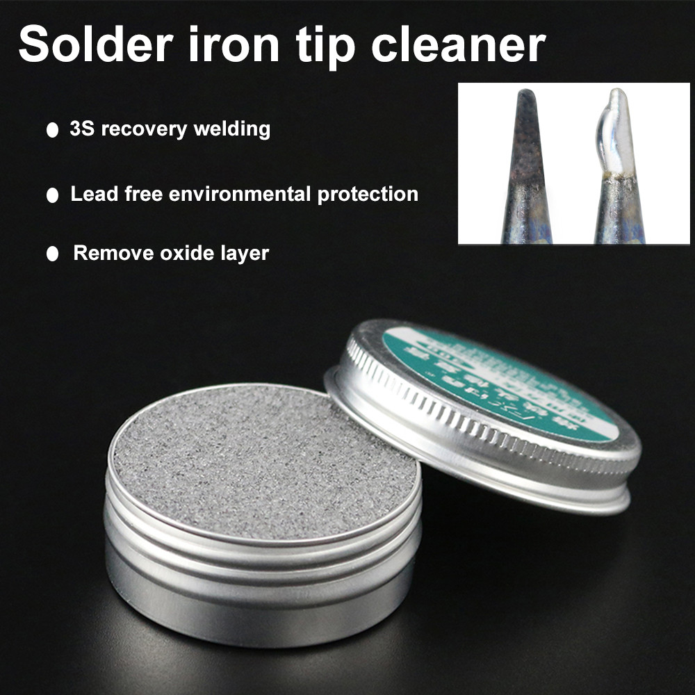 Jual 1/2/3pcs Soldering Iron Tip Refresher Non-stick Tin Solder Cream ...