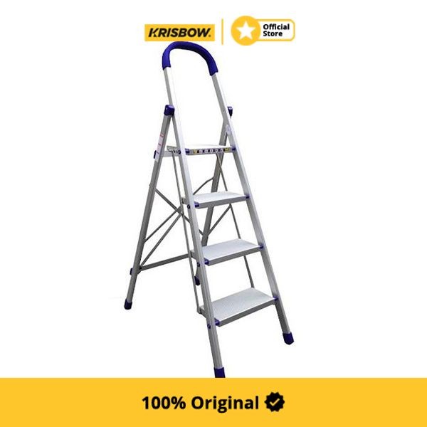 Jual Krisbow 900 cm Tangga Lipat Aluminium 4 Wide Step Prlswt0904 ...