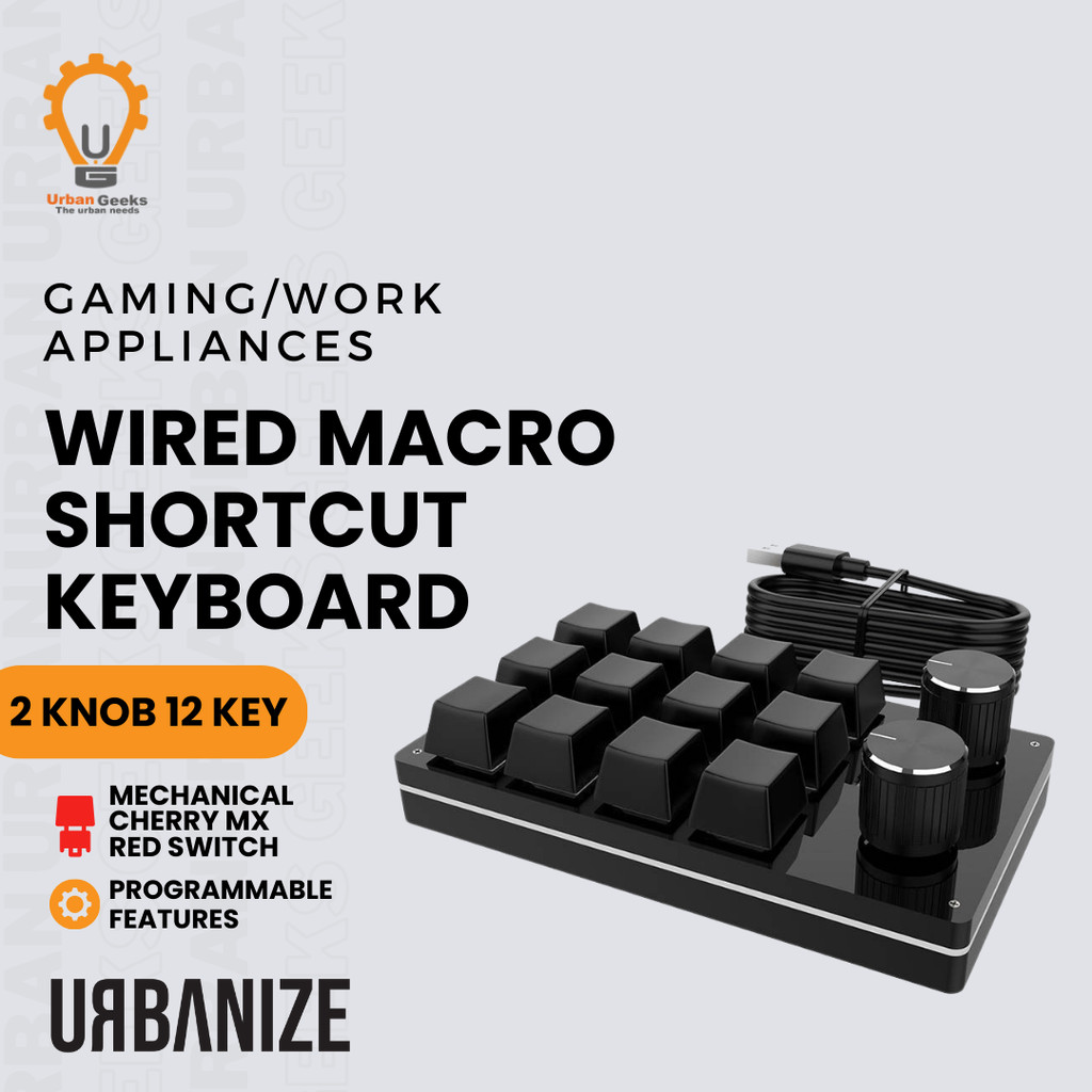 Jual Urbanize Keyboard Shortcut Macro Mechanical Bluetooth Rechargeable ... Jual Urbanize Keyboard Shortcut Macro Mechanical Bluetooth Rechargeable ...