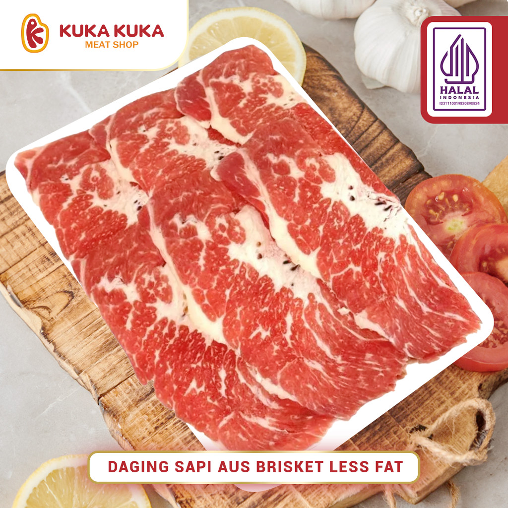 Jual Daging Sapi AUS Brisket Less Fat / Rendah Lemak Beef Slice ...