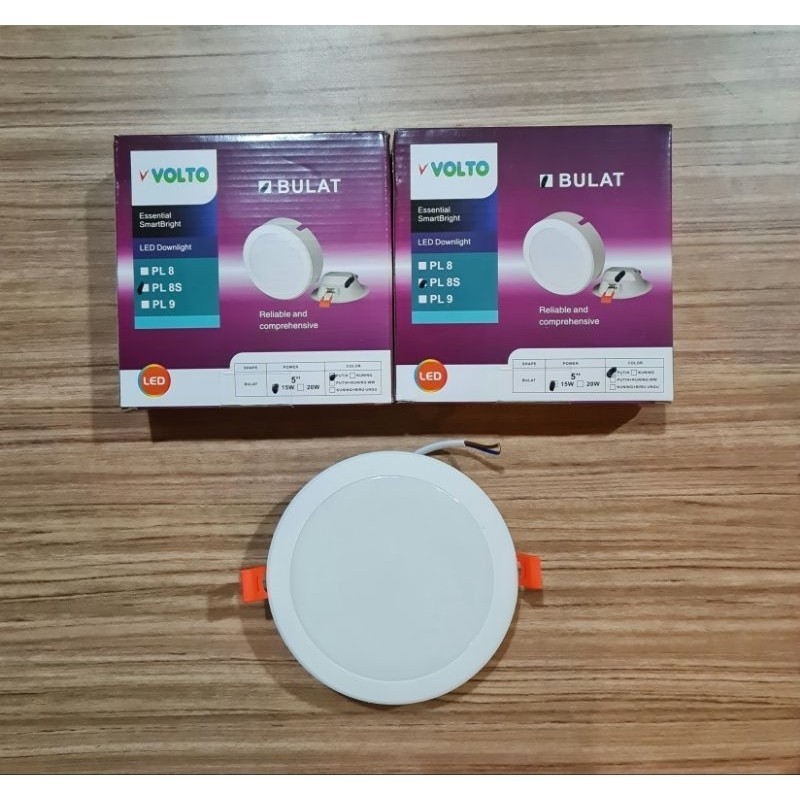 Jual LAMPU PANEL BULAT 20 WATT 4 INCH 88 % HEMAT ENERGI DOWNLIGHT LED INBOW VOLTO CAHAYA PUTIH ...
