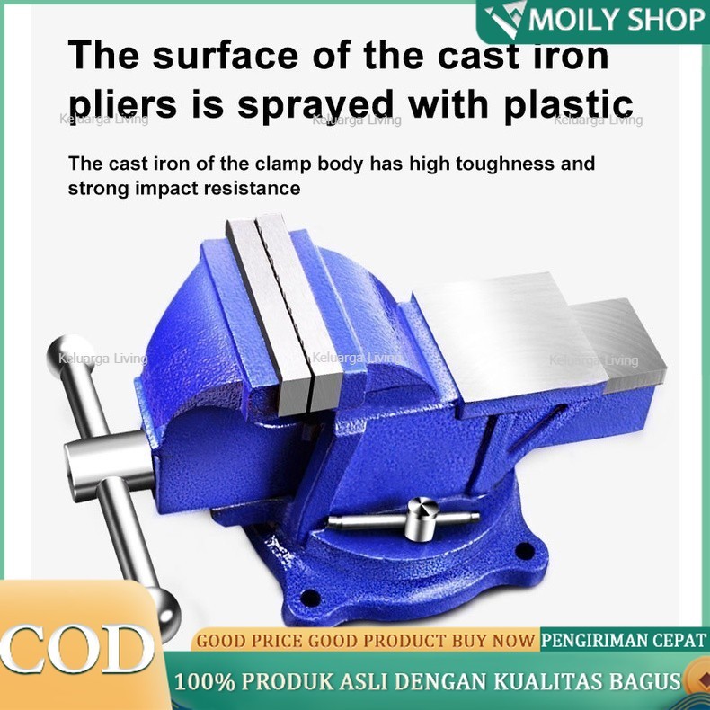 Jual 【COD】Catok Clamp 5'' / catok paron / Ragum Klem / Catok Meja ...
