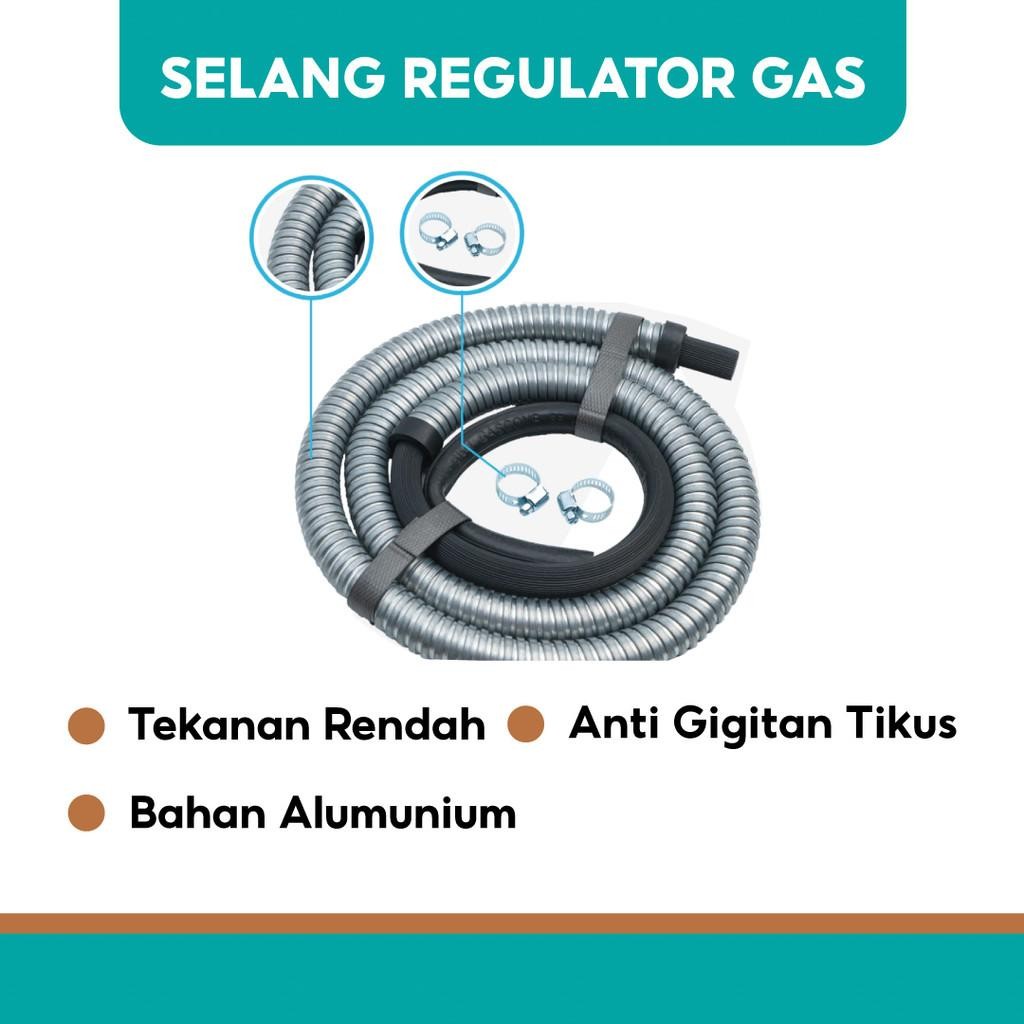 Jual Selang Spiral 1.8M Gas Selang Regulator Gas Tekanan Rendah ...
