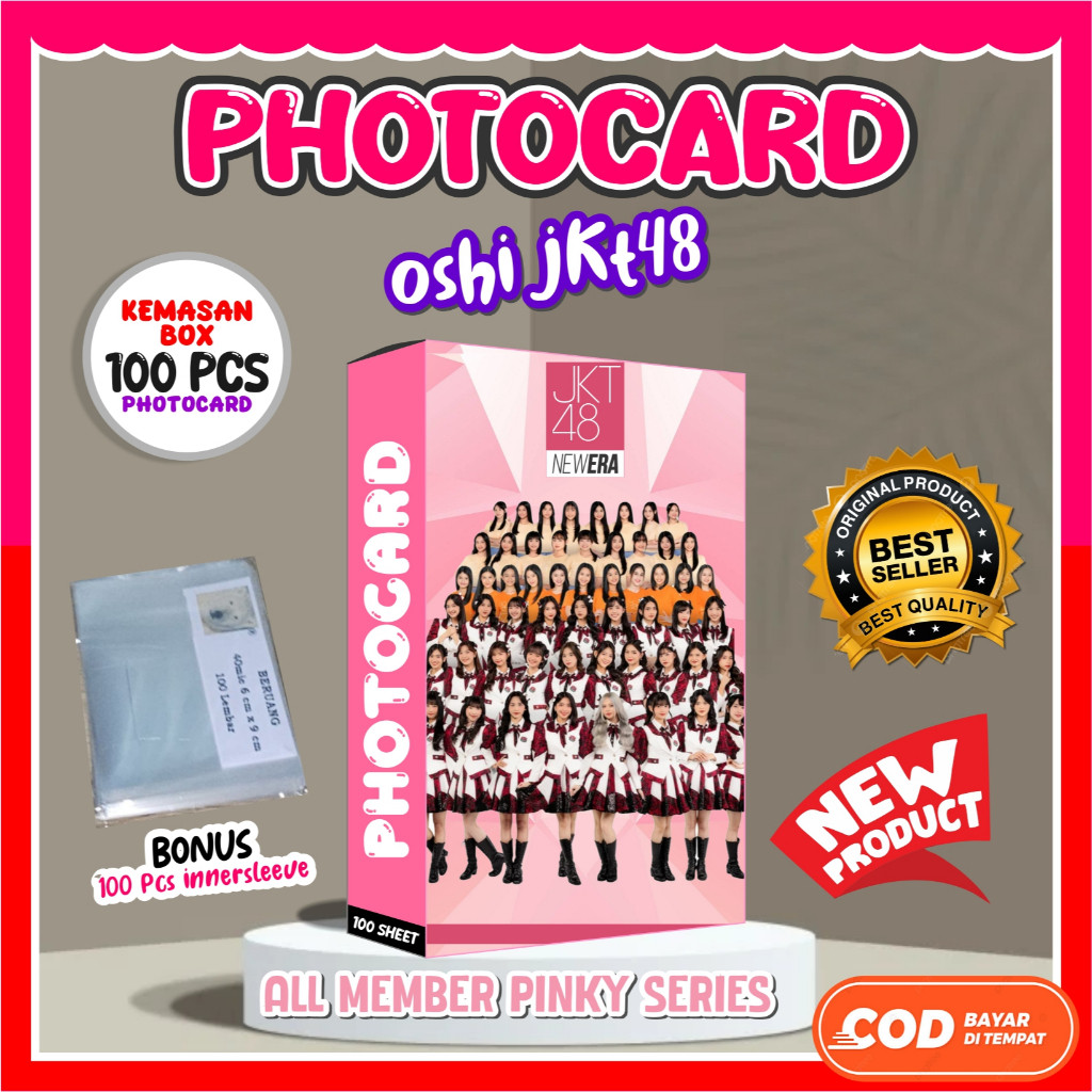 Jual KEEP NOW! 100 Photocard All Member JKT48 Pinky Series Selca GRATIS 100 Innersleeve | OSHI ...