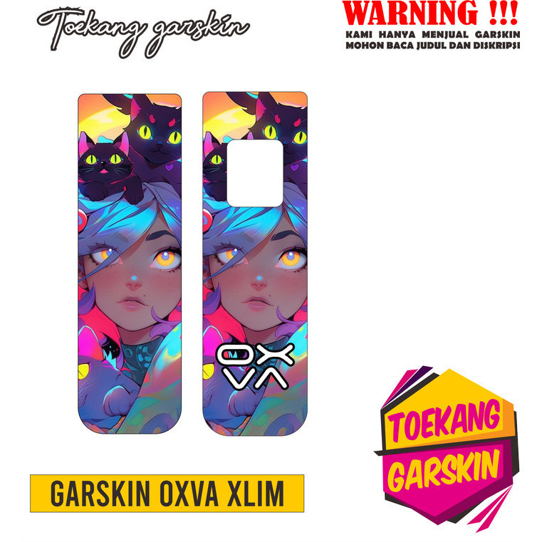 Jual Sticker Garskin Skin OXVA XLIM 1 2 SE Pro SQ gundam depan belakang ...