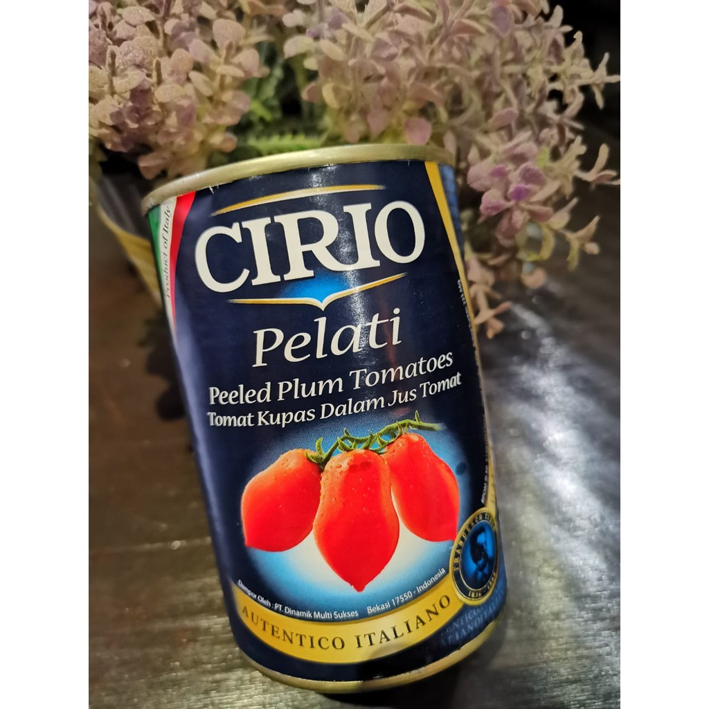 Jual CIRIO Whole Peeled Tomatoes (Pelati) 400g | Shopee Indonesia