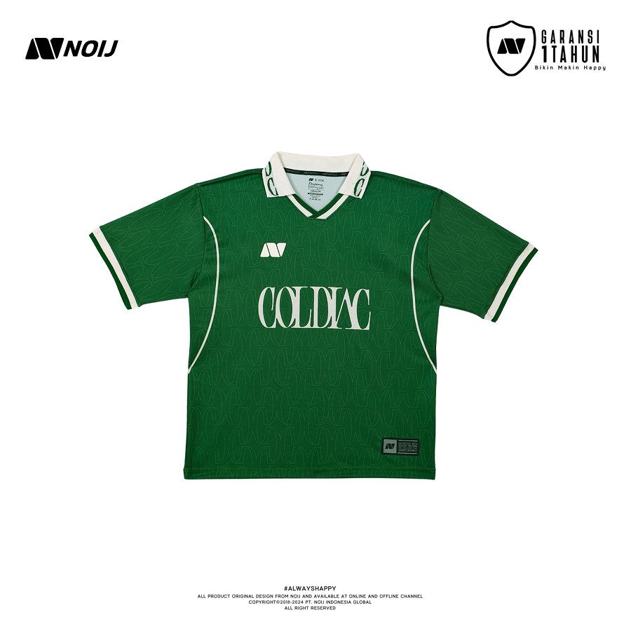 Jual Noij x Coldiac Jersey Seasonal Eksplorasi Green Pendek | Shopee ...