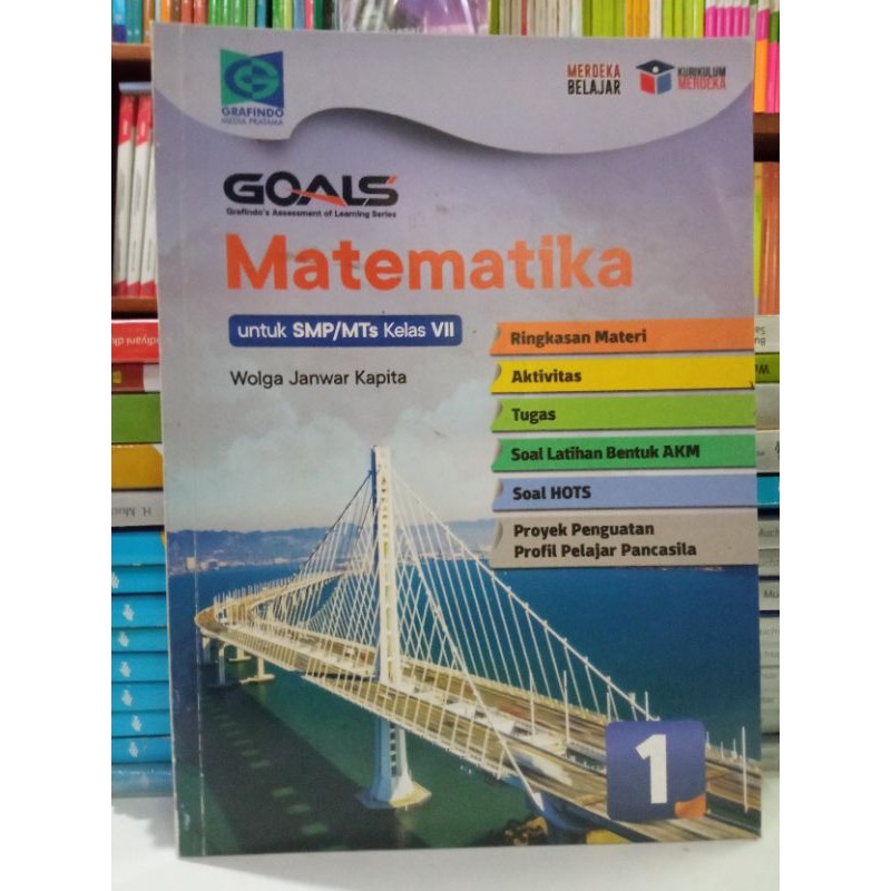 Jual BUKU GOALS MATEMATIKA UNTUK SMP KELAS 7 KURIKULUM MERDEKA GRAFINDO | Shopee Indonesia