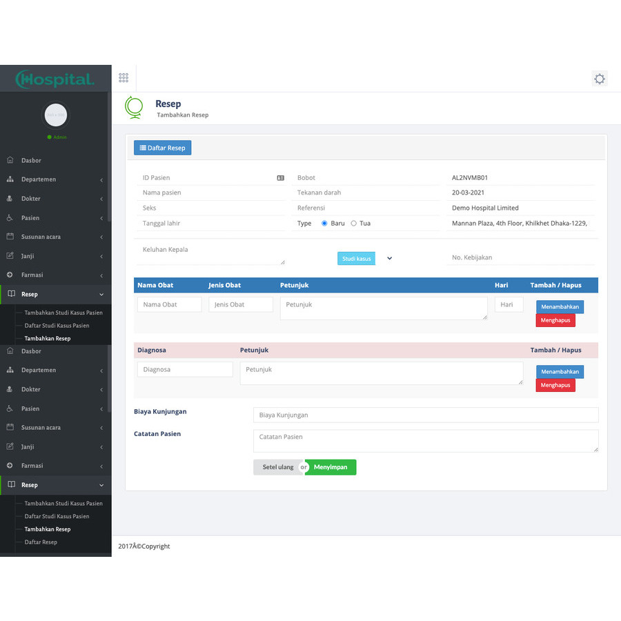 Jual Source Code Program Rumah Sakit Klinik SIM RS Management Plus Web ...