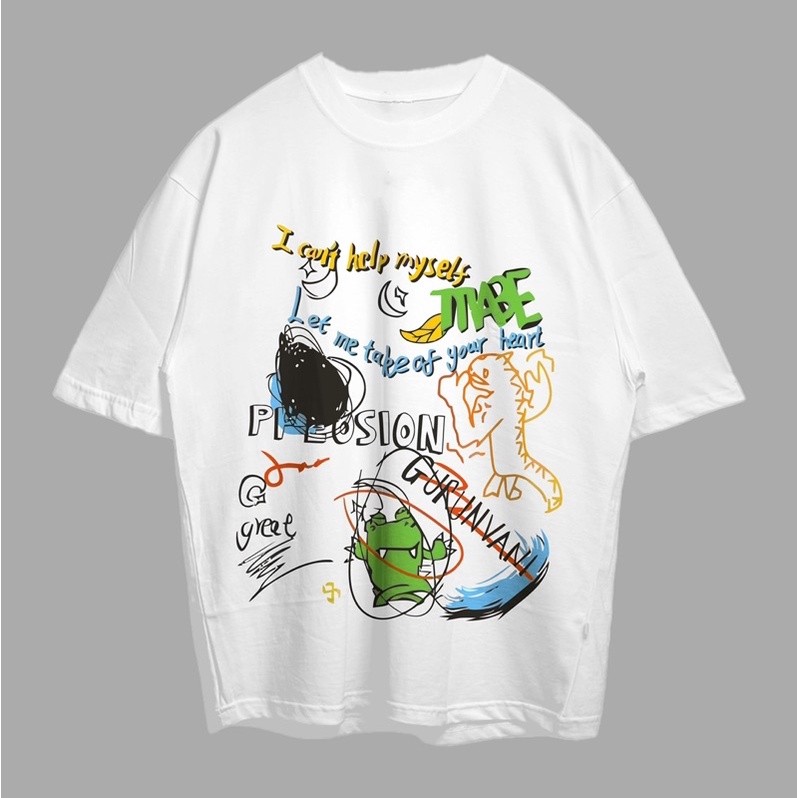 Jual Kaos Pria Motif Minimalis Simple | Hitam Putih Katun 24s & Ukuran ...
