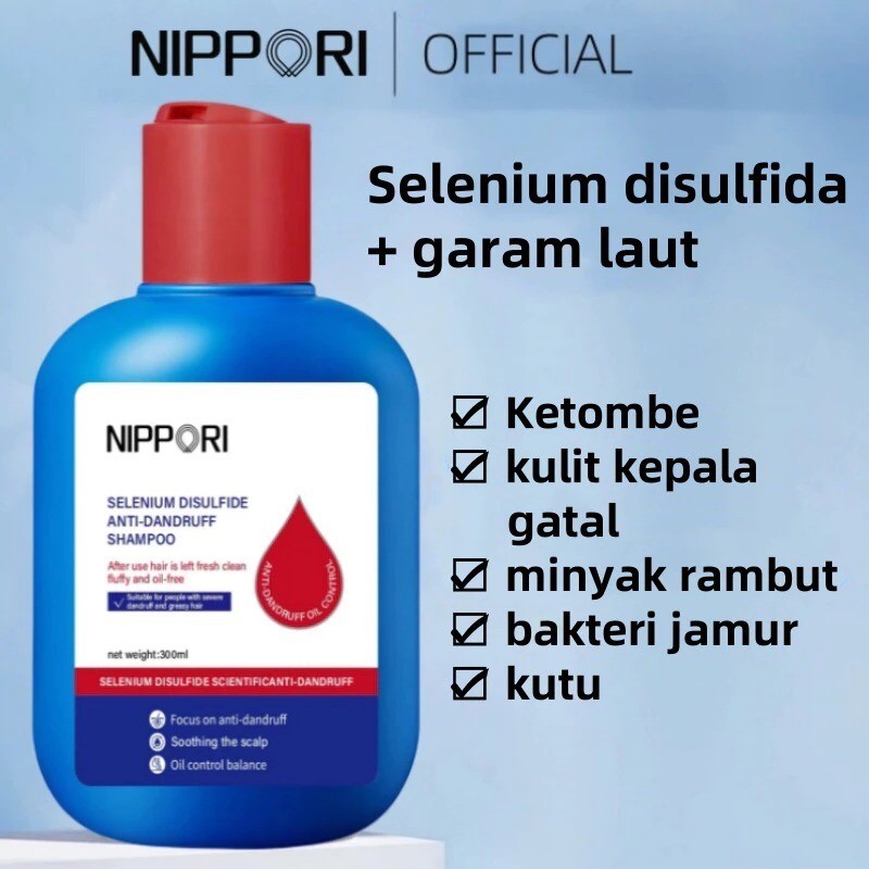 Jual NIPPORl Selenium Disulfide Shampoo Oil Control Anti-Dandruff Anti ...