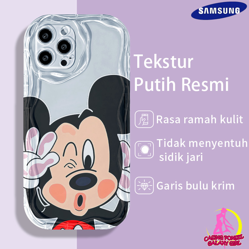 Jual Animasi kartun Disney Mickey Mouse yang aneh dan lucu case for Samsung A02 03 04 05 10 11 ...