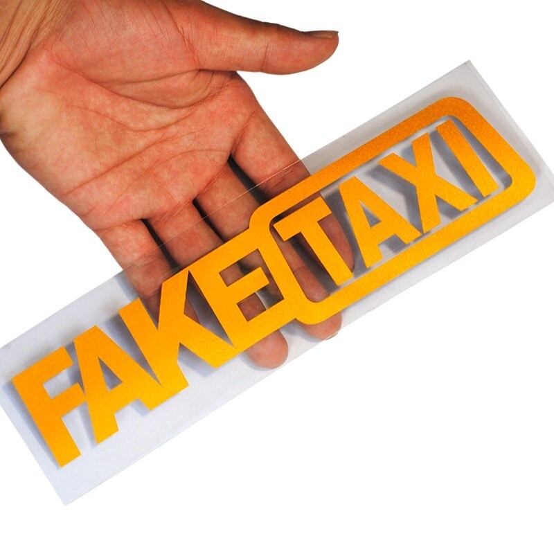 Jual Stiker mobil FAKE TAXI Reflektif Stiker Mobil untuk volkswagen ...