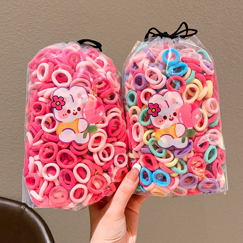 Jual Ikat Rambut Isi 200 Pcs Kunciran Rambut Anak Tali Rambut Elastis ...