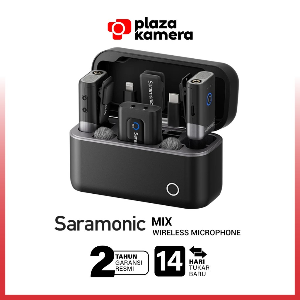 Jual Saramonic MIX Wireless Microphone | Shopee Indonesia