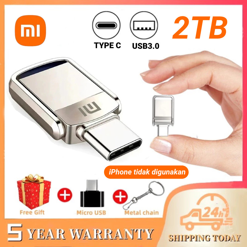 Jual Xiaomi TYPE-C Flash Memory Driver, 32GB128GB, 256GB, 512GB, 1TB ...