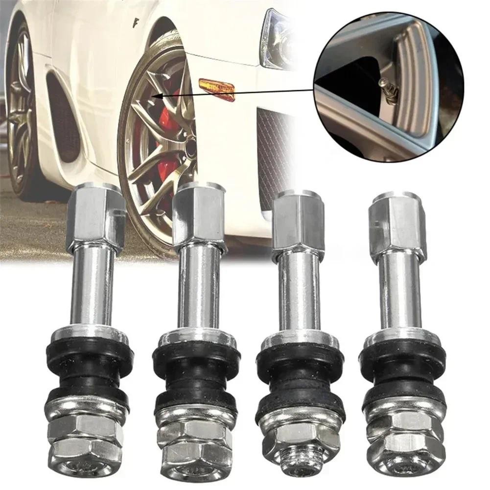 Jual 4 Sets 48mm Stainless Steel Car Valve Stems TR48e Bolts Screw On ...
