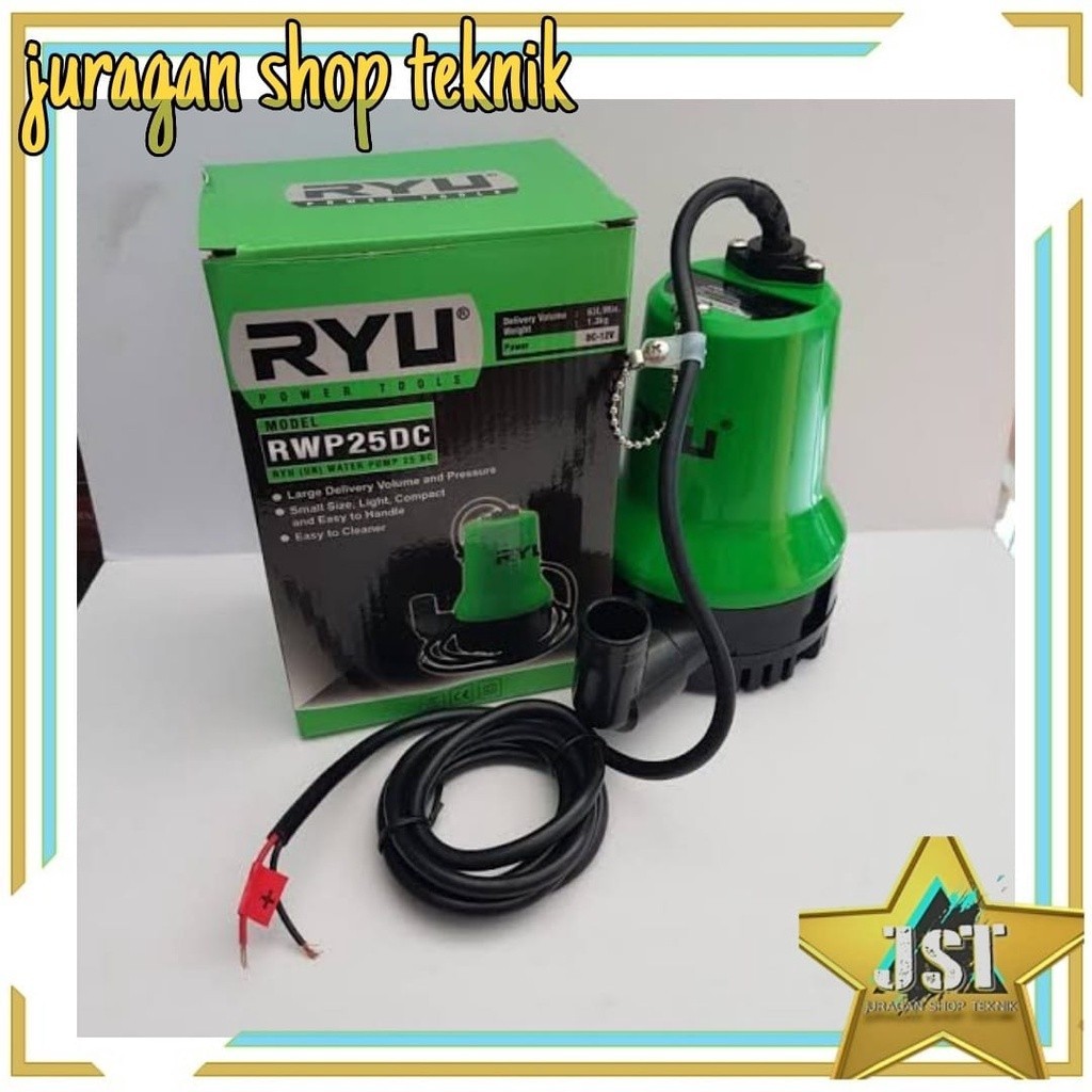 Jual RYU WATER PUMP / POMPA CELUP AIR DC 12V RWP 25DC RYU | Shopee ...