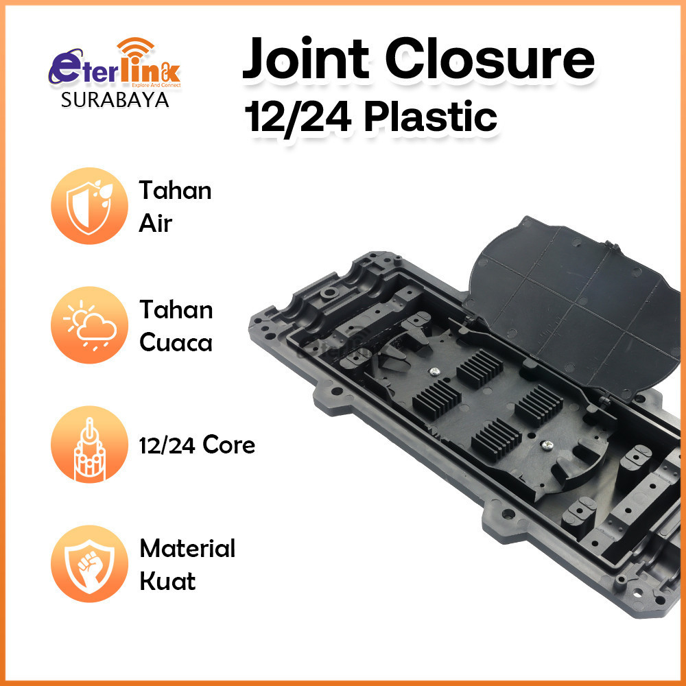 Jual Joint Closure 12-24 Core Clousure Inline Fiber Optik Box Sambungan ...