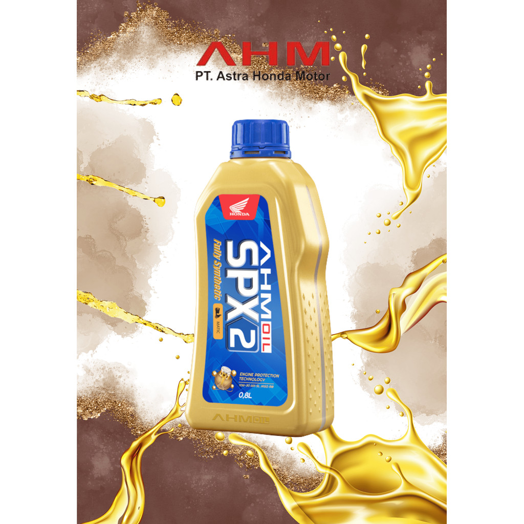 Jual Oli Spx2 Matic Ahm Original 800ml 10W-30 (800 ML) | Shopee Indonesia