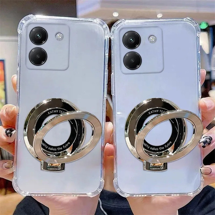 Jual Case Poco M7 PRO 5G Kathy LUXURY RING Standing Bracket Transparan ...