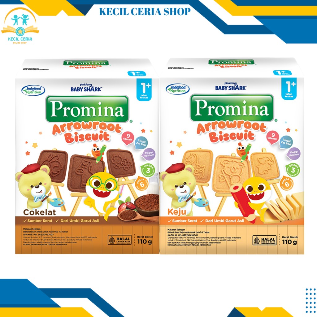 Jual Promina Arrowroot Biskuit Cemilan Bayi 1 Tahun Cemilan Promina ...