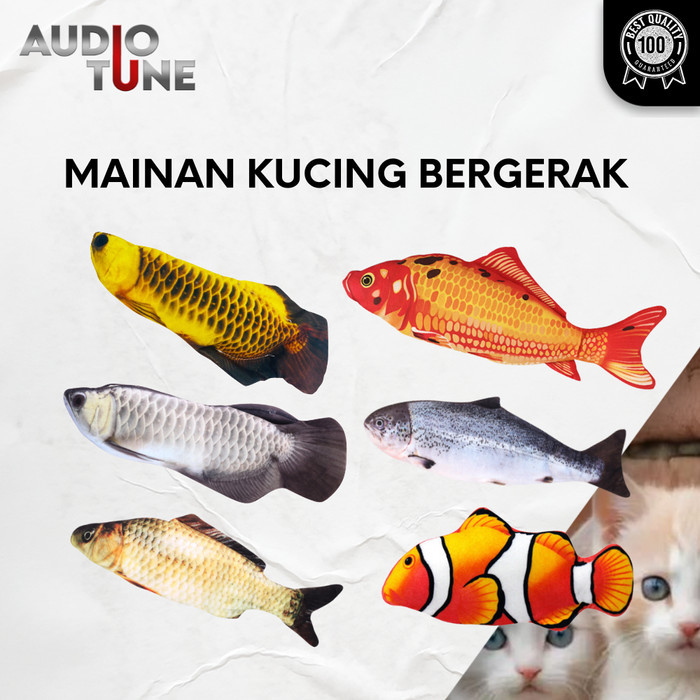 Jual MAINAN IKAN KUCING BERGERAK Mainan Anak Boneka Ikan Bisa Gerak ...