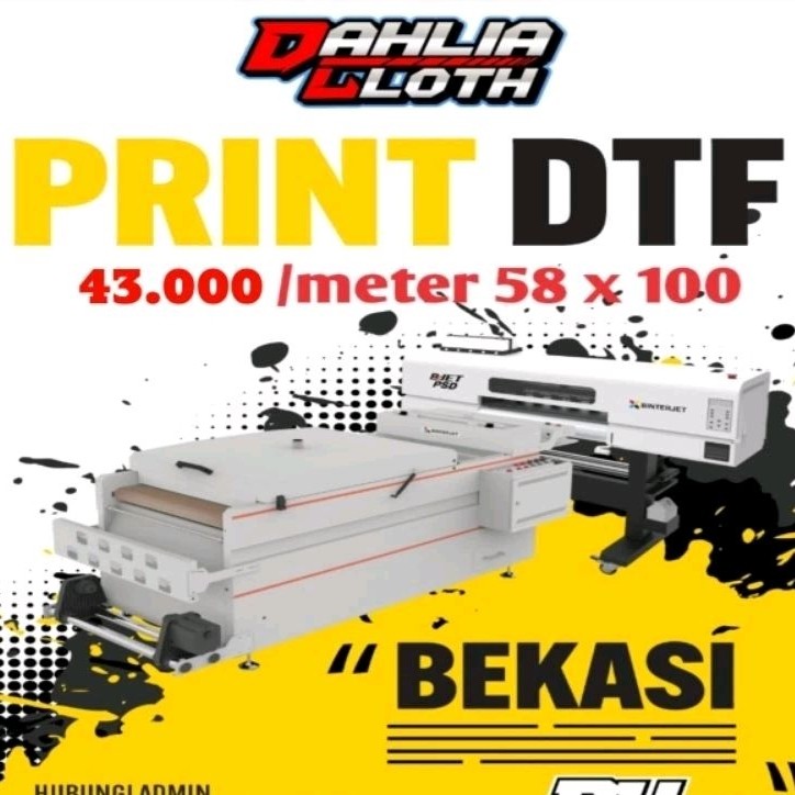 Jual Cetak DTF meteran 58 x 100 salsabila custom | Shopee Indonesia
