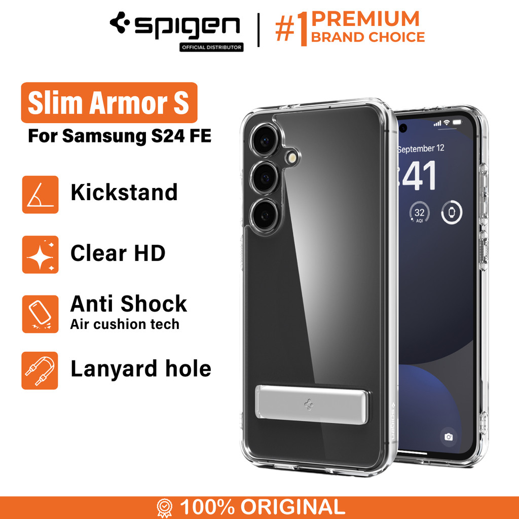Jual Case Samsung Galaxy S24 FE Spigen Slim Armor Essential S Clear ...