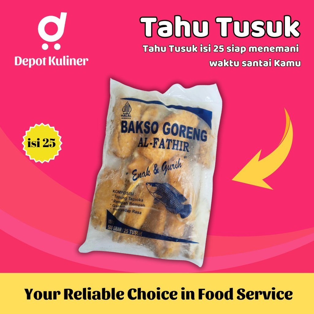 Jual Alfathir Taiso Tusuk Frozen 500 Gr - Tahu Isi Bakso | Shopee Indonesia