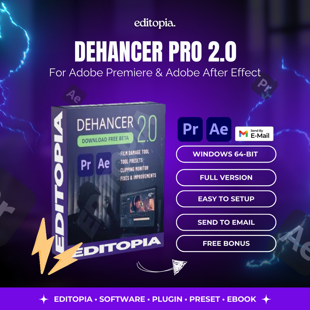Jual Dehancer Pro 2.0 for Premiere Pro & After Effects - Color Grading Plugin Premiere Pro ...