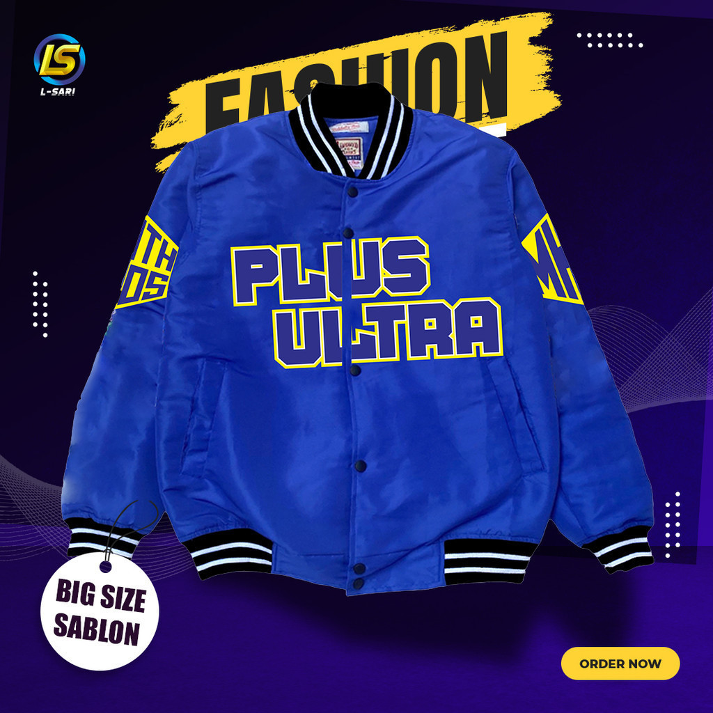 Jual JAKET VARSITY EVOS MY HERO ACADEMIA "PLUS ULTRA" COACH TERBARU ...
