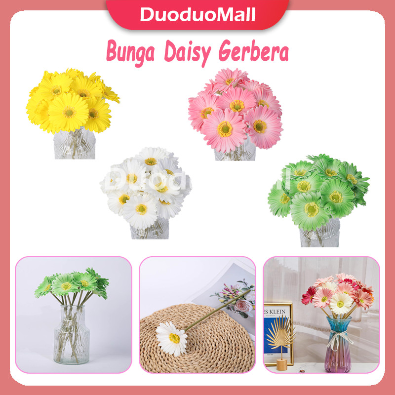 Jual Bunga Daisy Gerbera/Artificial Bunga Daisy Bunga/Bunga Hias ...