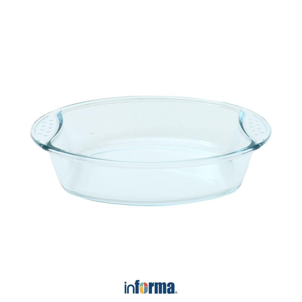 Jual Informa Cooking Color 1.3 ltr Decca Loyang Kue Kaca Tray Adonan ...