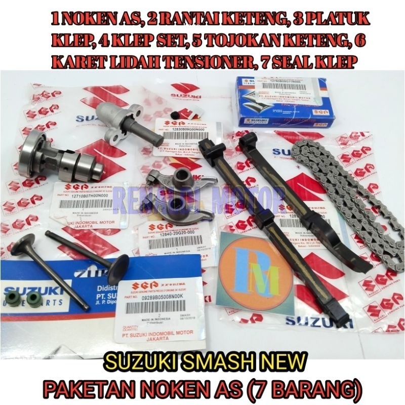 Jual Paket lengkap Noken As 7 Barang Suzuki Smash New | Shopee Indonesia
