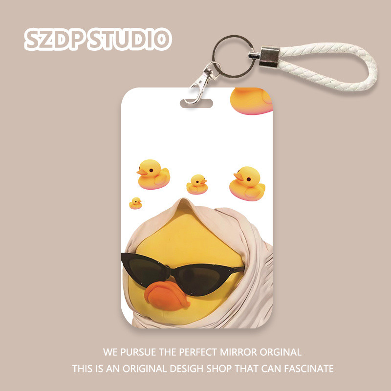 Jual ID CARD Pola bebek kuning kartun Korea, penutup pelindung ...